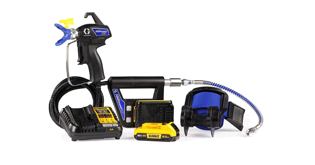 Graco Contractor PowerShot XT - Jedinečná airless pištoľ s elektrickým ...